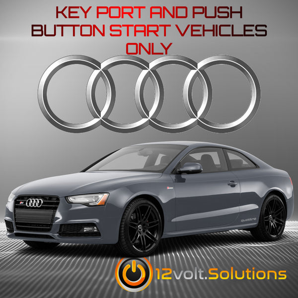 Remote Start Kit 2008 2017 Audi S5 12Volt.Solutions