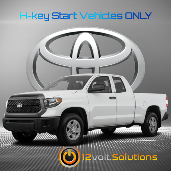 Remote Start Kit 2020 2021 Toyota Tundra 12Volt.Solutions