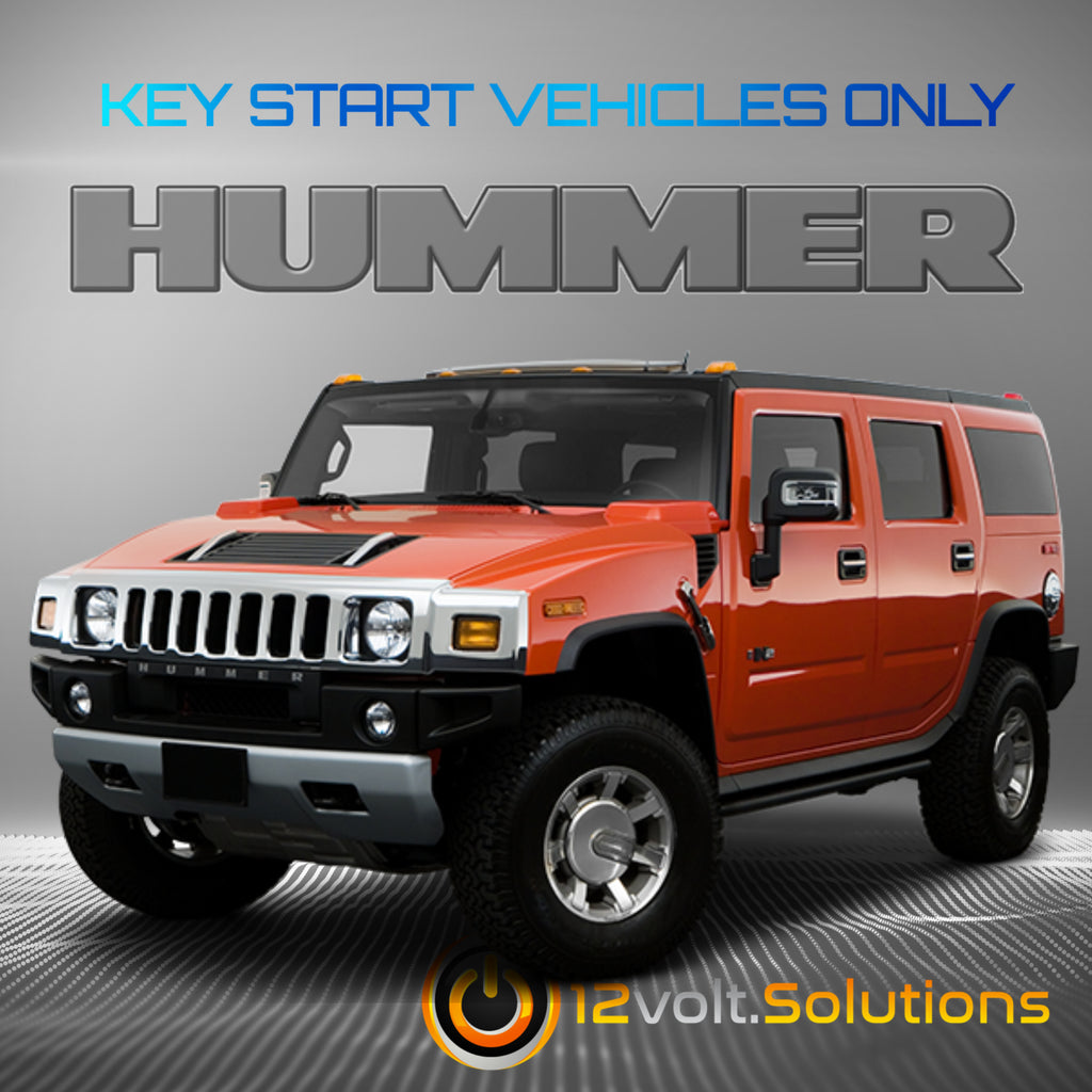 Remote Start Kit 2008 2009 Hummer H2 12Volt.Solutions