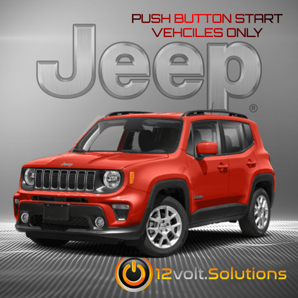 Remote Start Kit 2015 2017 Jeep Renegade 12Volt.Solutions Standard Kit Long Range Remotes